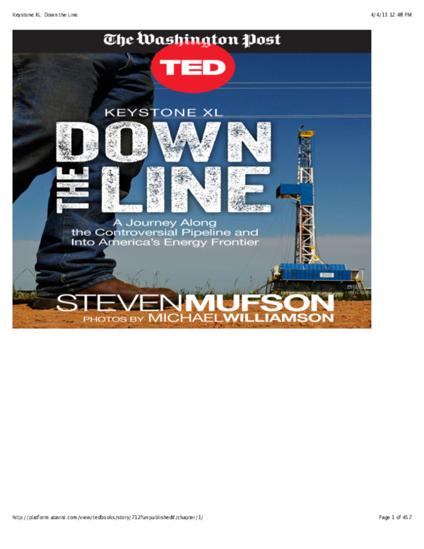 (PDF) Keystone XL: Down the Line