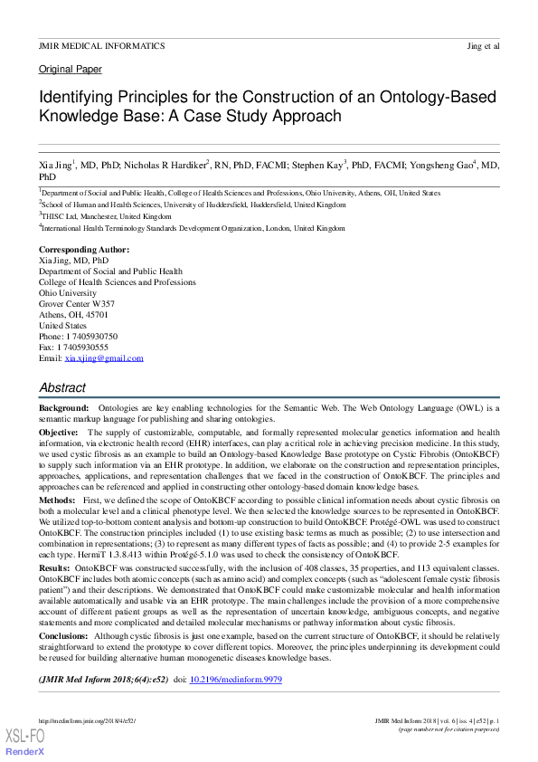 (PDF) Identifying Principles for the Construction of an Ontology-Based Knowledge Base: A Case ...