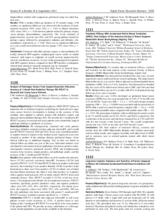 (PDF) Treatment Efficacy With Accelerated Partial Breast Irradiation ...