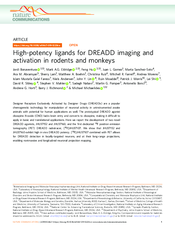(PDF) High-potency ligands for DREADD imaging and activation in rodents ...