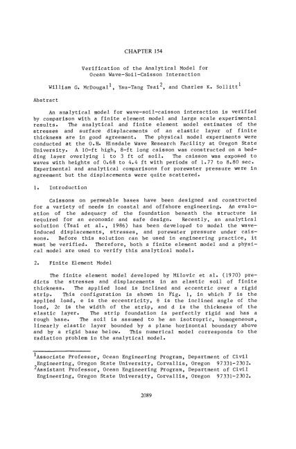 (PDF) Verification of the Analytical Model for Ocean Wave-Soil-Caisson ...