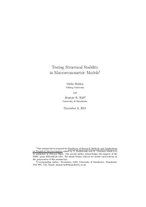 (PDF) This manuscript is prepared for Handbook of Research Methods and ...