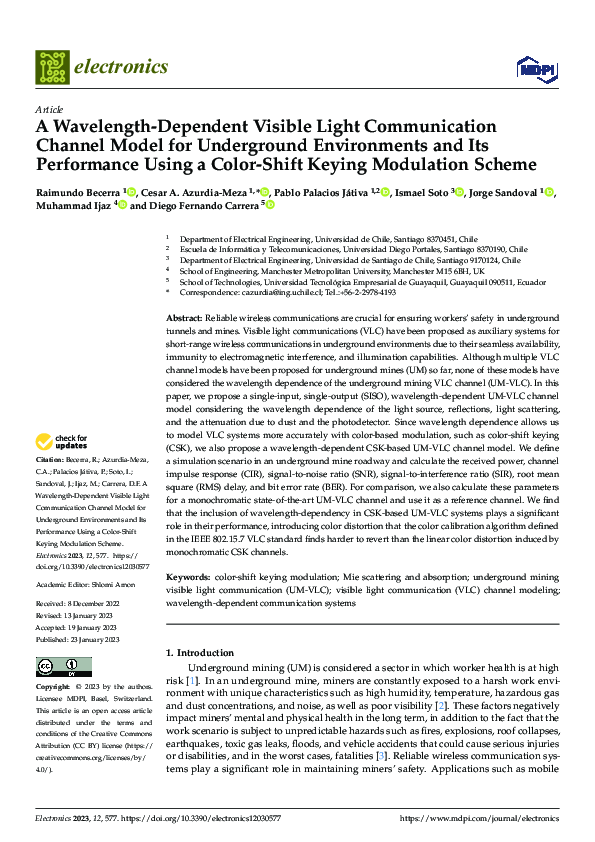 (PDF) A Wavelength-Dependent Visible Light Communication Channel Model ...
