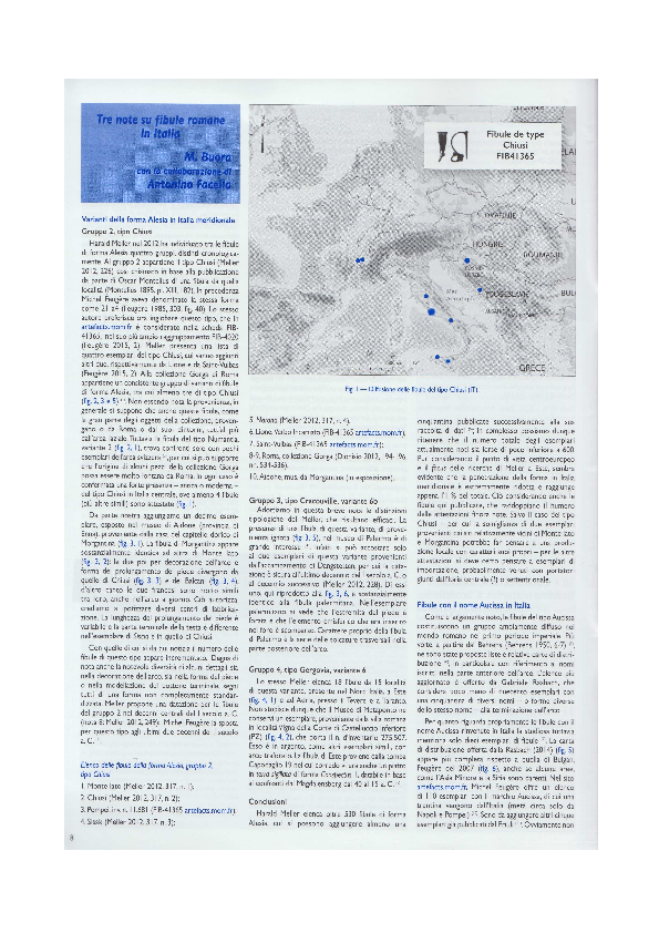 (PDF) Tre note su fibule romane
