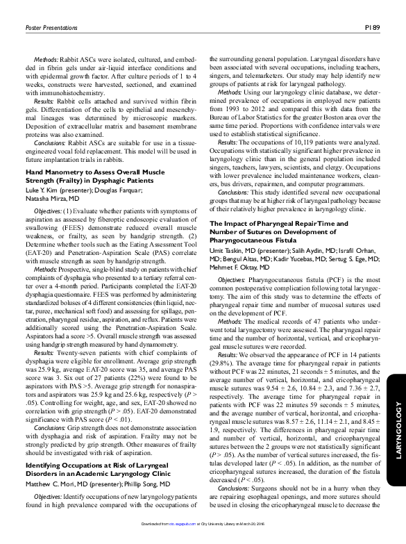 (PDF) Hand Manometry to Assess Overall Muscle Strength (Frailty) in ...