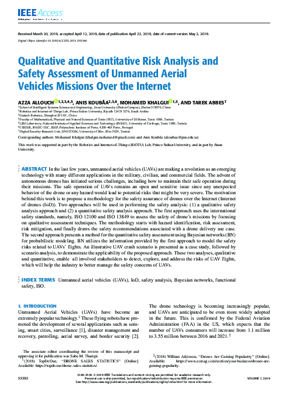 (PDF) Qualitative and Quantitative Risk Analysis and Safety Assessment ...