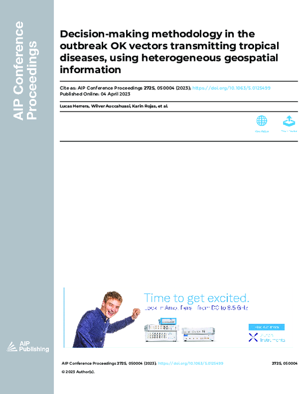 (PDF) Decision-making methodology in the outbreak OK vectors transmitting tropical diseases ...