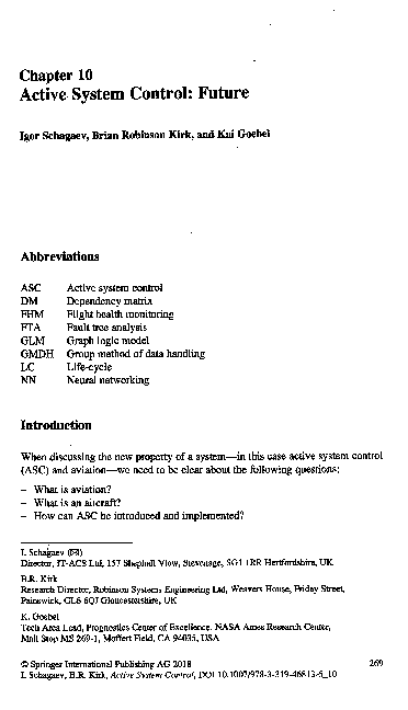 (PDF) Active System Control: Future