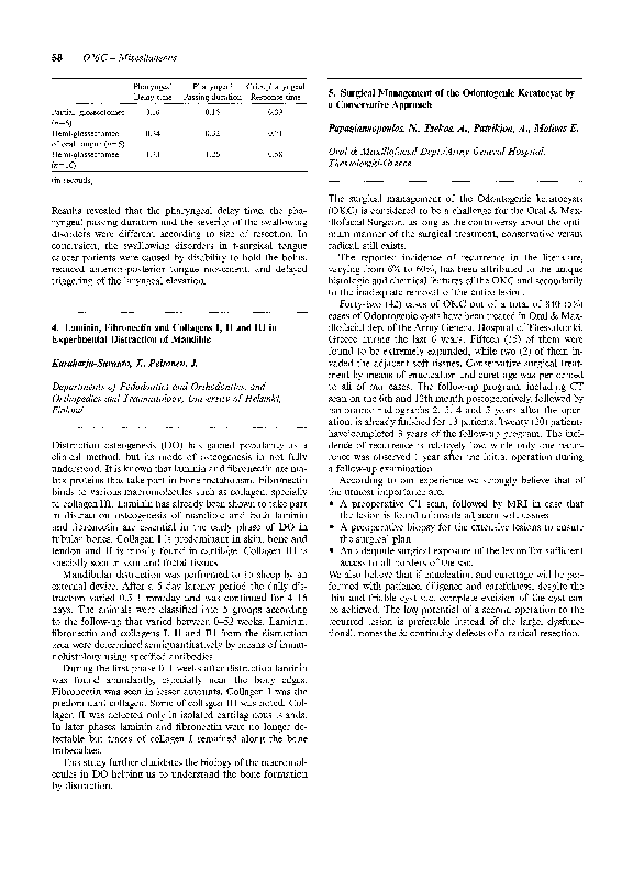 (PDF) Surgical management of the odontogenic keratocyst by a ...