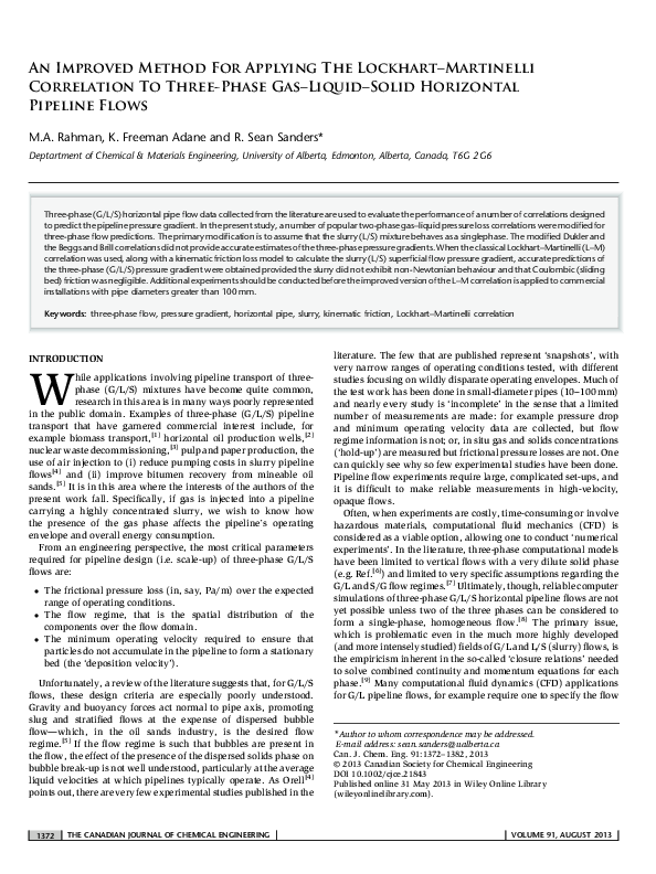 (PDF) An improved method for applying the lockhart-martinelli ...