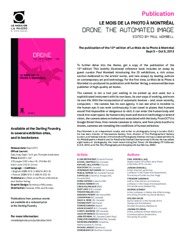 (PDF) DRONE. The Automated Image