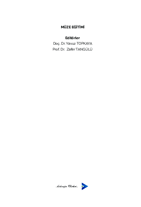 (PDF) Dünyada Çağdaş Müzeciğin Gelişimi