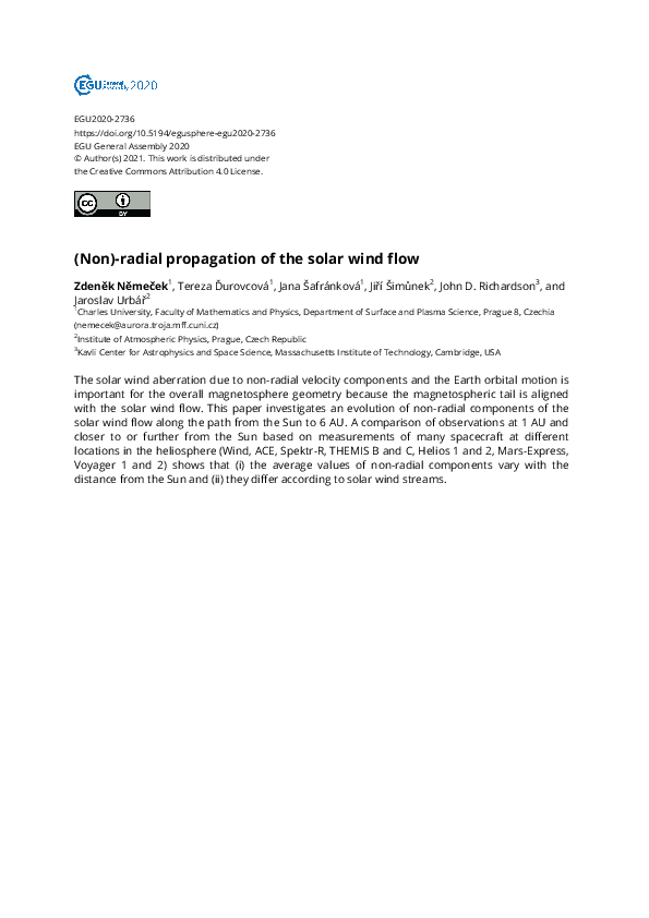(PDF) (Non)-radial propagation of the solar wind flow