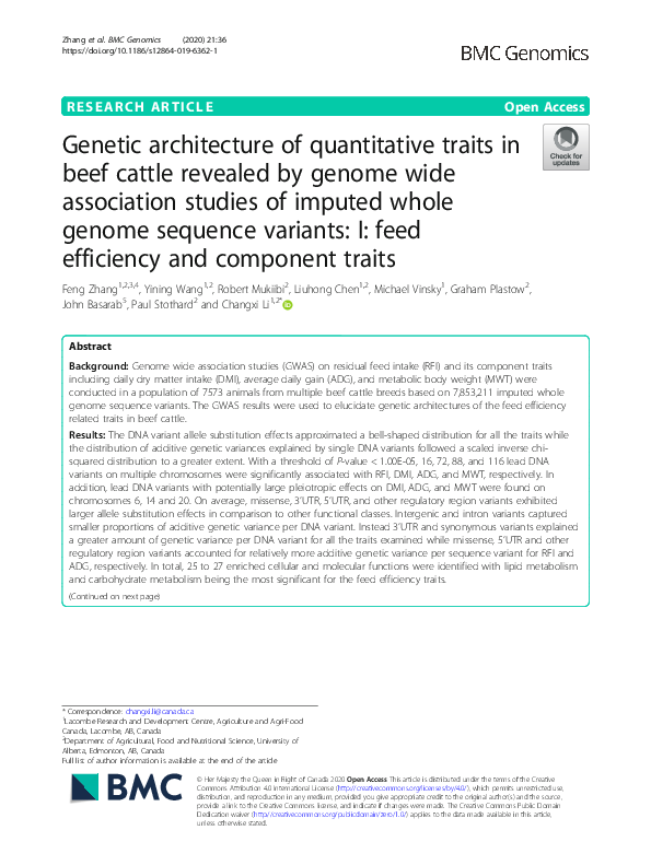 (PDF) Genetic architecture of quantitative traits in mice, flies, and humans