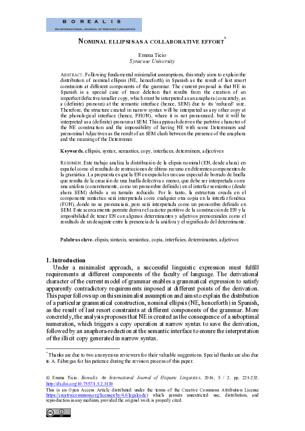 (PDF) Nominal ellipsis as a collaborative effort