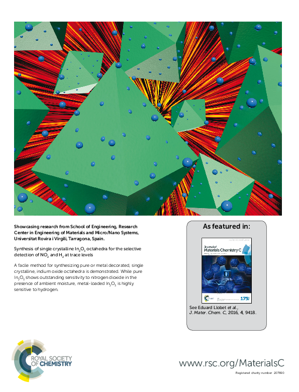 (PDF) Synthesis of single crystalline In2O3 octahedra for the selective ...