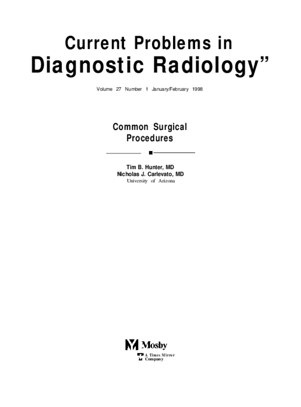 (PDF) Common surgical procedures