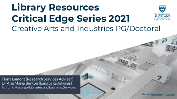 (PDF) Critical Edge 2021 - Library Resources