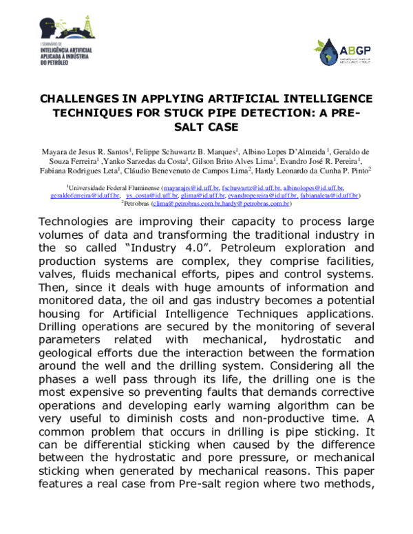 (PDF) Challenges in Applying Artificial Intelligence Techniques for ...