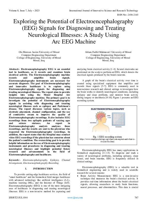 (PDF) Exploring the Potential of Electroencephalography (EEG) Signals ...