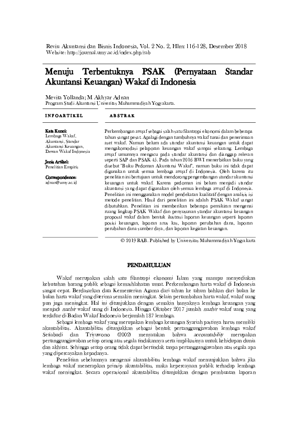 (PDF) Menuju Terbentuknya PSAK (Pernyataan Standar Akuntansi Keuangan ...