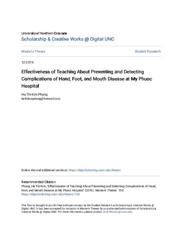 (PDF) Effectiveness of Teaching About Preventing and Detecting ...