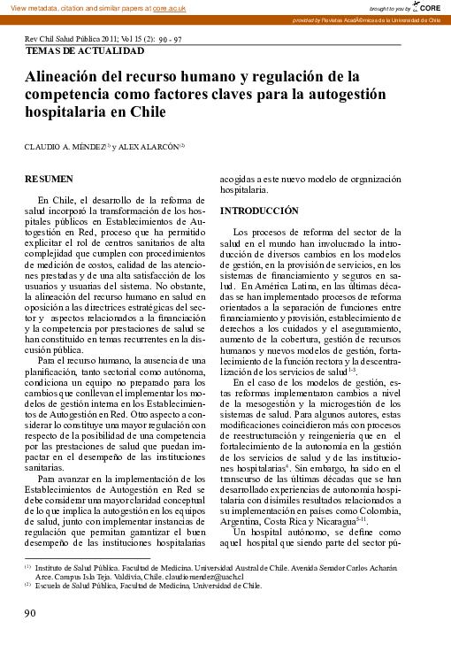 (PDF) Alineación del recurso humano y regulación de la competencia como factores claves para la ...