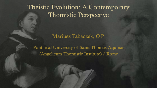 (PDF) Theistic Evolution: A Contemporary Thomistic Perspective
