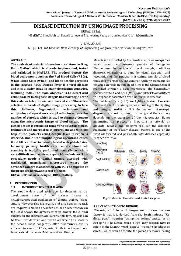 (PDF) Disease Detection By Using Image Processing