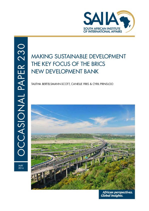 (PDF) Making sustainable Development the Key Focus of the BRICS New ...