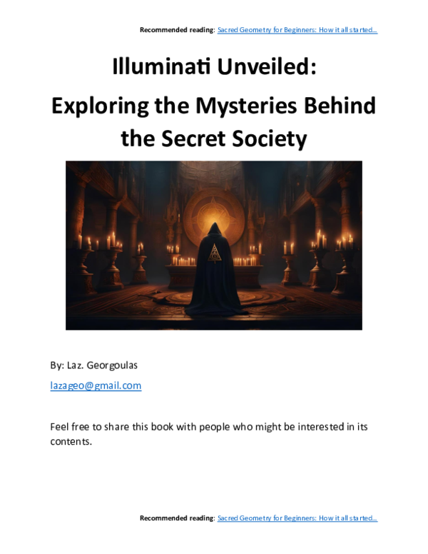 (PDF) Illuminati Unveiled: Exploring the Mysteries Behind the Secret ...