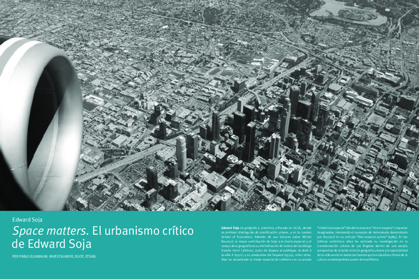 (PDF) Edward Soja: space matters: el urbanismo crítico de Edward Soja