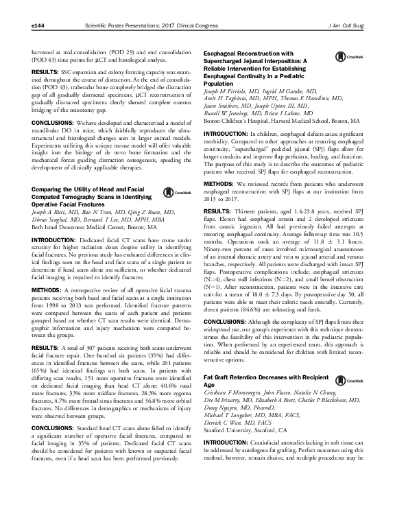 (PDF) Esophageal Reconstruction with Supercharged Jejunal Interposition ...