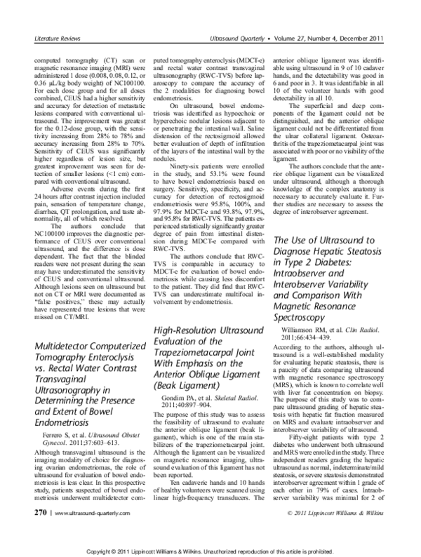 (PDF) High-resolution ultrasound evaluation of the trapeziometacarpal ...