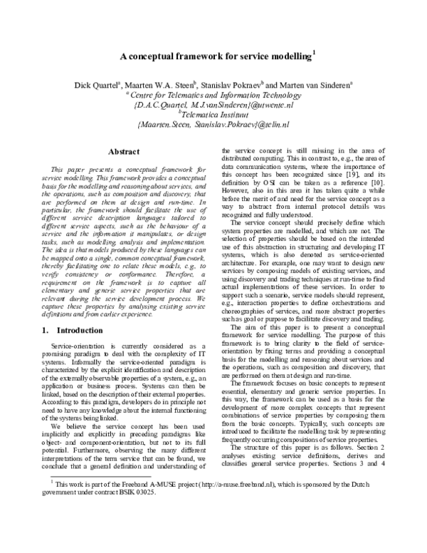 (PDF) A Consistent Framework for Enterprise Information System Engineering