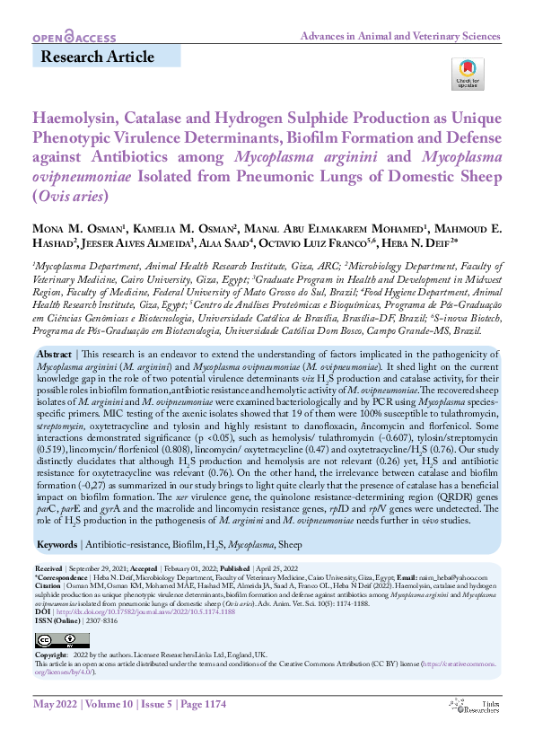 (PDF) Mycoplasma