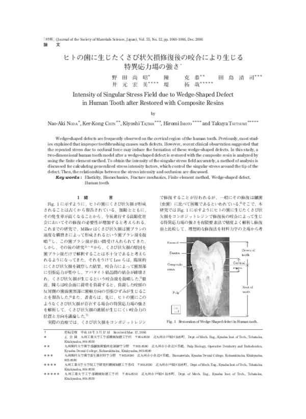 (PDF) Intensity of Singular Stress Field due to Wedge-Shaped Defect in ...