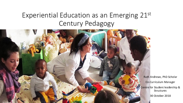 (PDF) Experiential Education as an Emerging 21 st Century Pedagogy