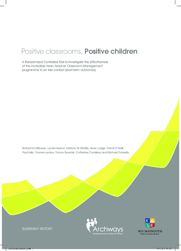 (PDF) Positive classrooms, Positive children