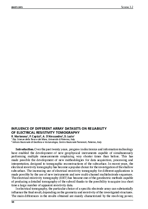 (PDF) Influence of different array datasets on reliability of ...