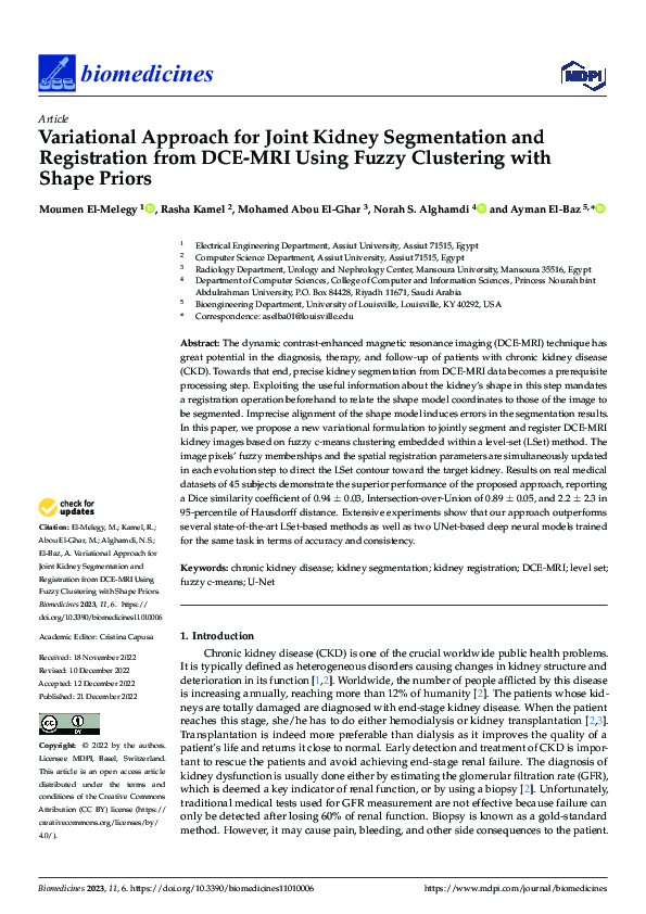 (PDF) Variational Approach for Joint Kidney Segmentation and Registration from DCE-MRI Using ...