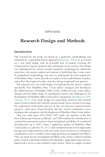 (PDF) Research Design and Methods