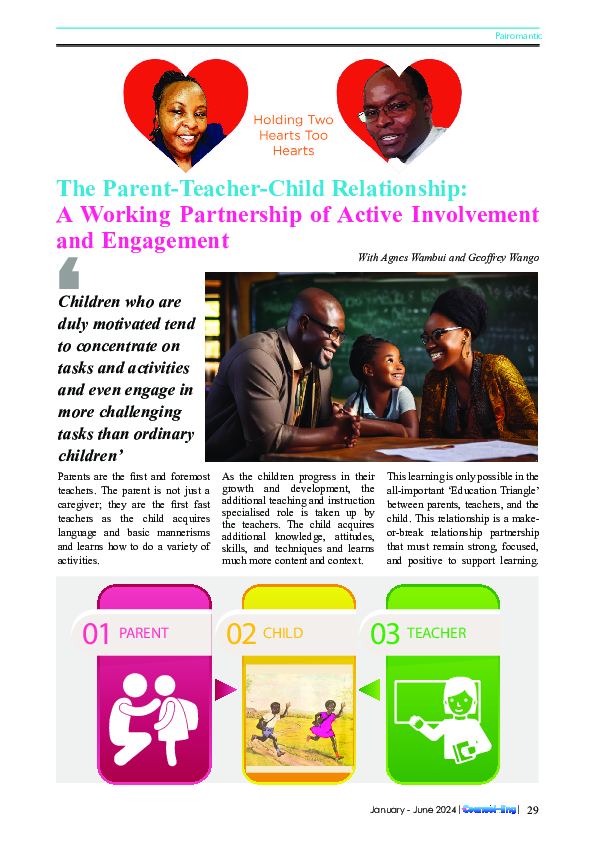 (PDF) The Parent-Teacher-Child Relationship: A Working Partnership of ...