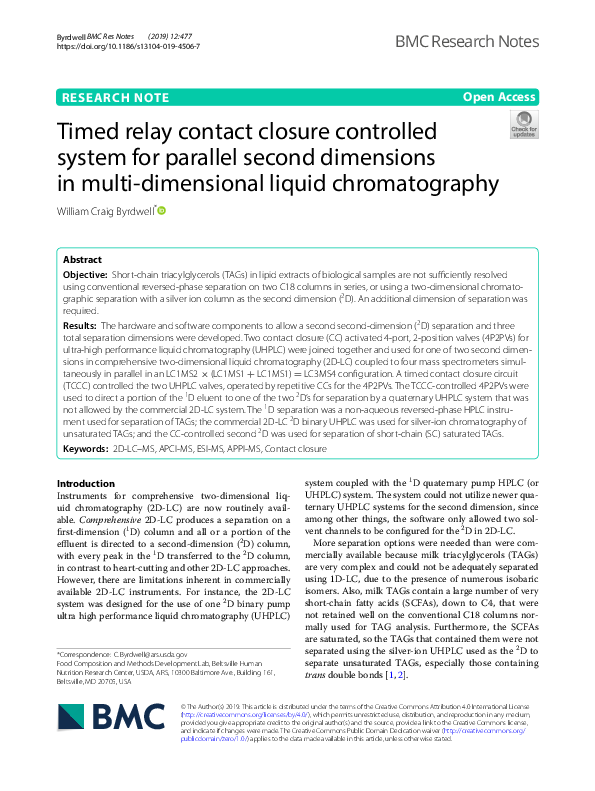 (PDF) Timed relay contact closure controlled system for parallel second ...