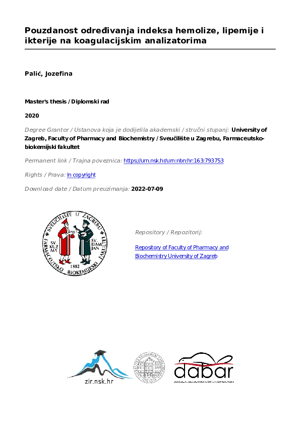 (PDF) The reliability of the HIL indices assessment on coagulation ...