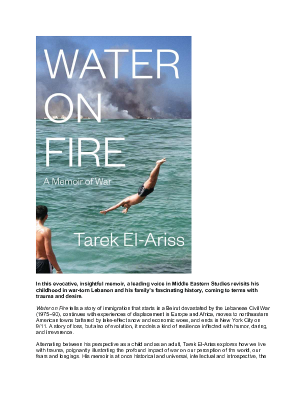 (PDF) Water on Fire