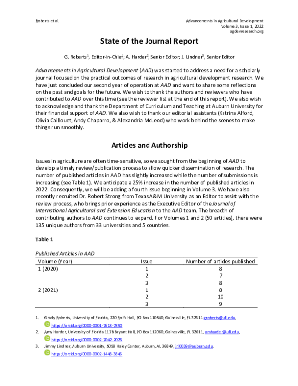 (PDF) 2022 State of the Journal Report