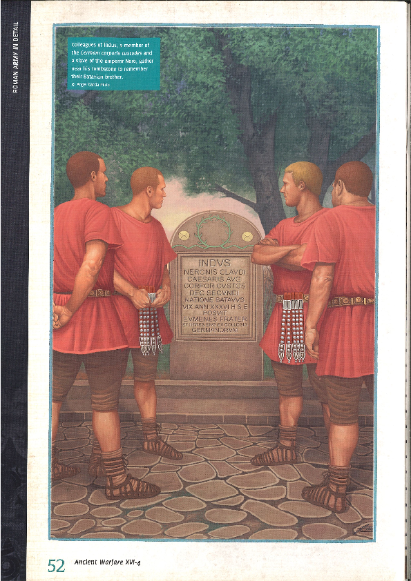 (PDF) The Roman Army in Detail: Germani corporis custodes - the Julio ...