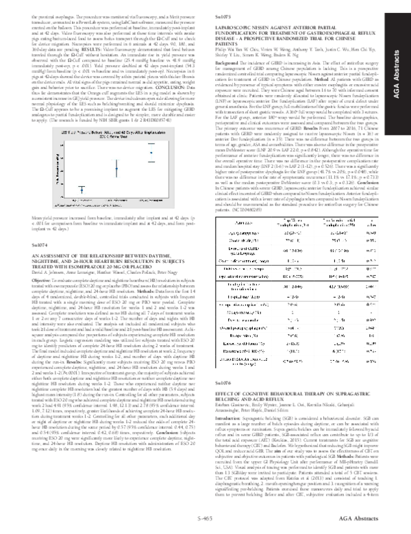 (PDF) Laparoscopic Nissen Against Anterior Partial Fundoplication for ...