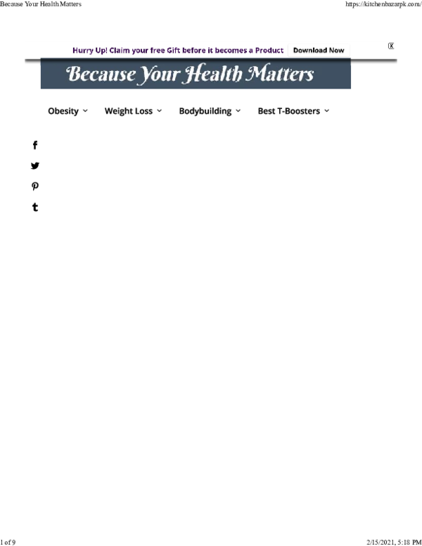 (PDF) Because Your Health Matters